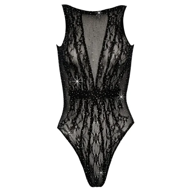 Cottelli Fantasy Body i Sort Mesh med Similisten - Bodystockings ...